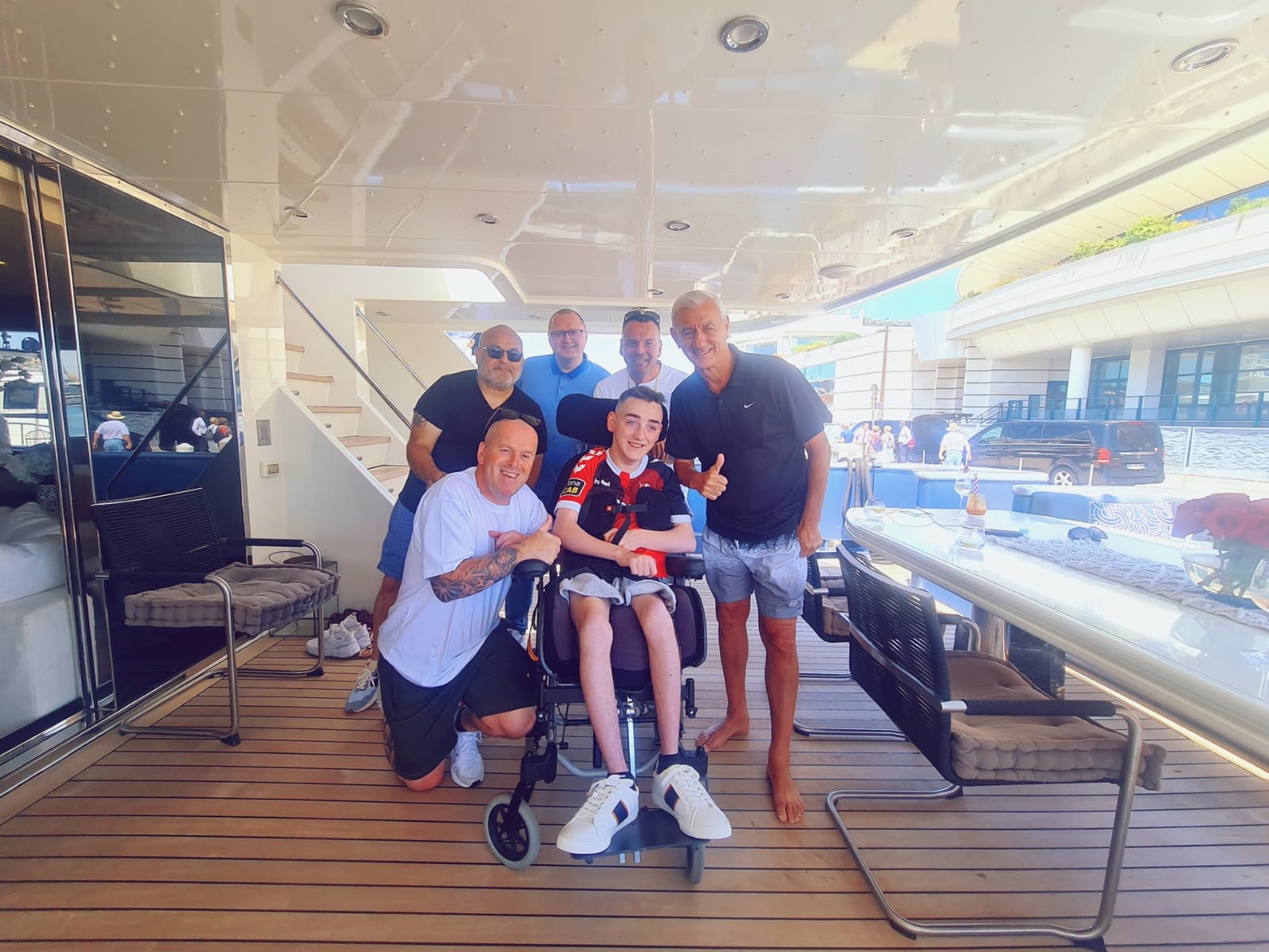 Joe McCombe & Family Enjoy Family Holiday On Perry Chopras Yacht