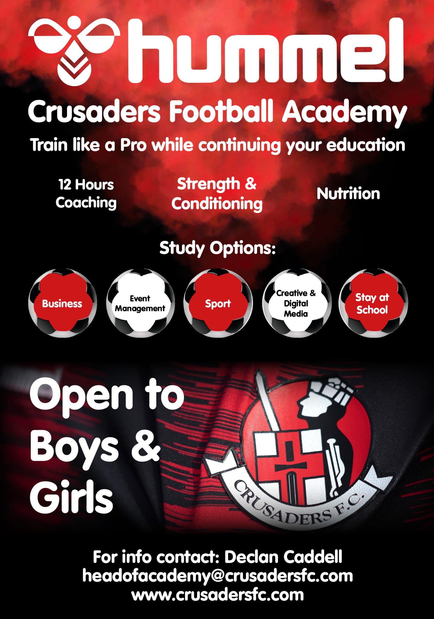 Join The Hummel Crusaders Football Academy