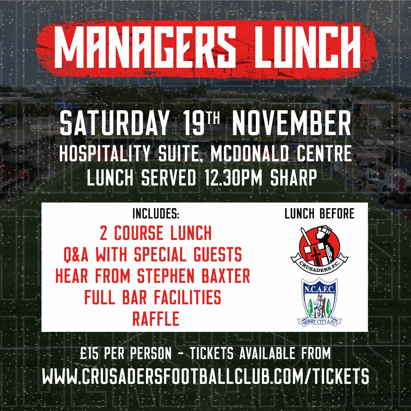 Managers Lunch 19th November