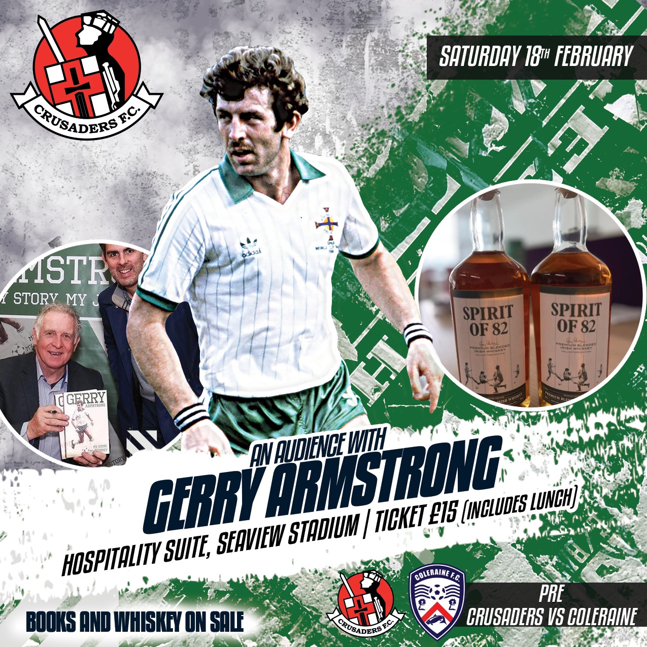 Gerry Armstrong Main Guest At Next Managers Lunch