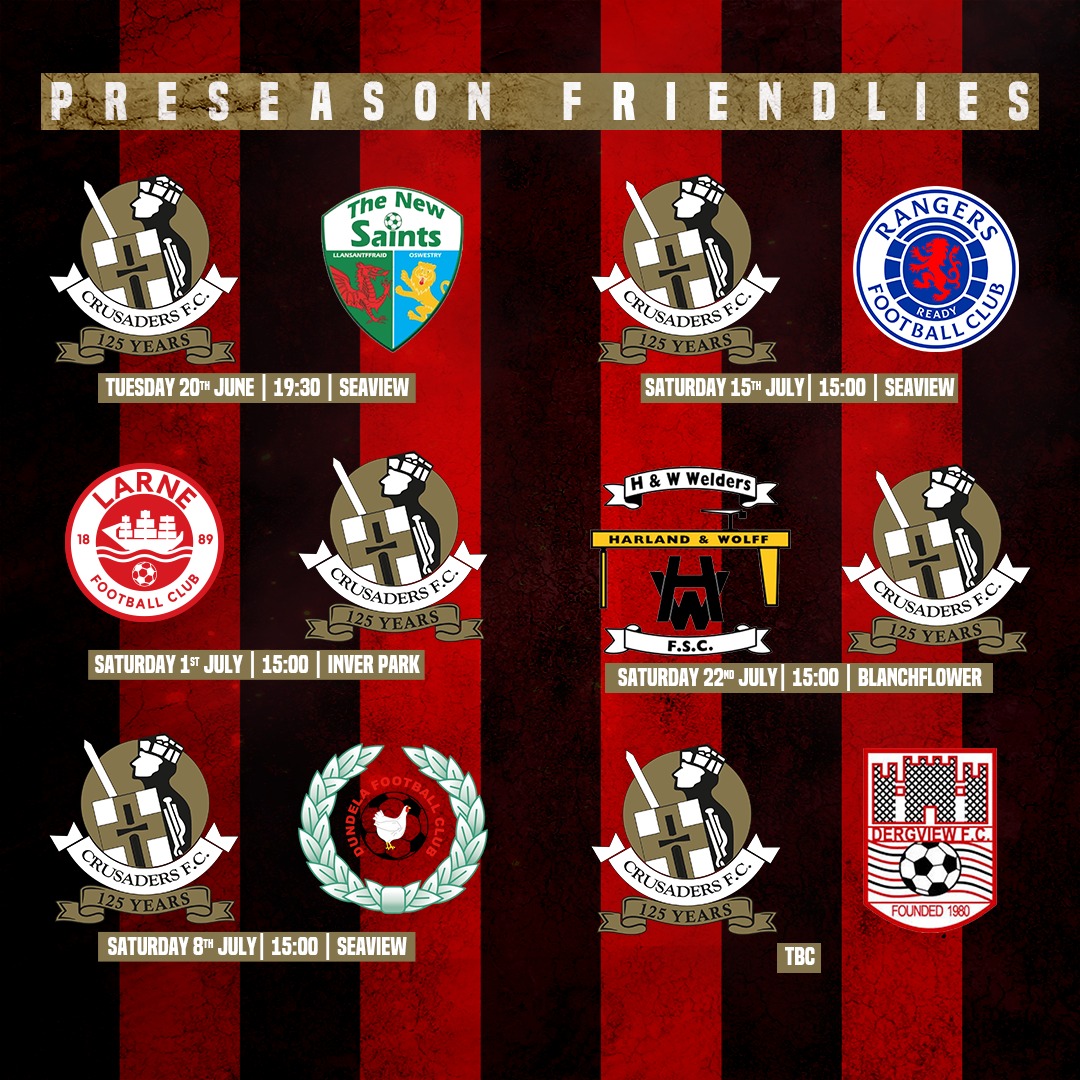 Pre Season Games Announced