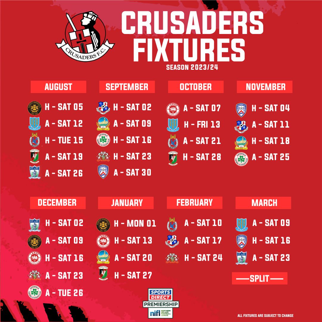 Sport Direct Premiership Fixtures Announced