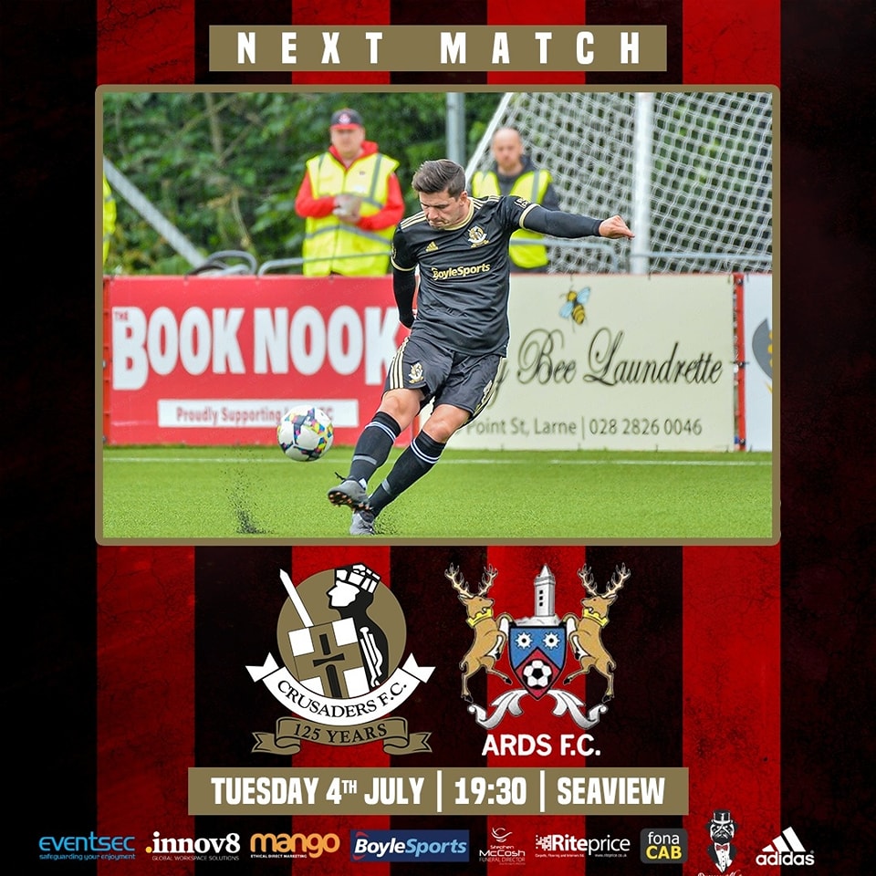 Crusaders v Ards. 4th July. PSF