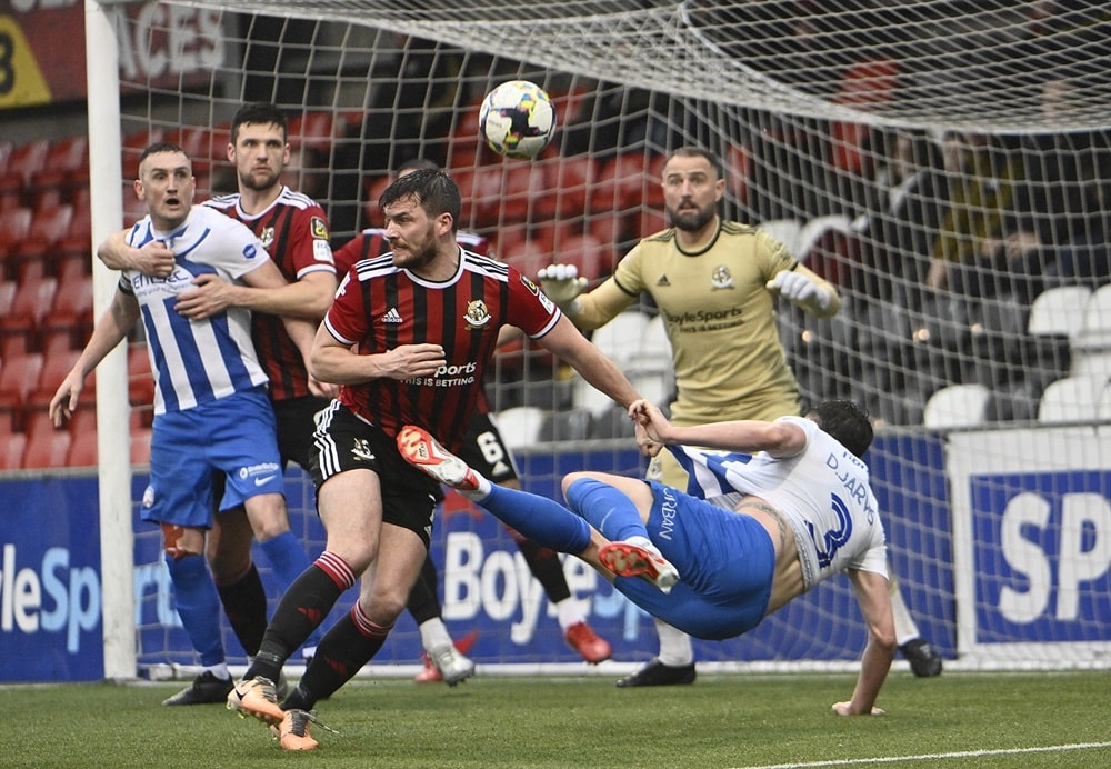 Crusaders and Coleraine Share The Points At Seaview