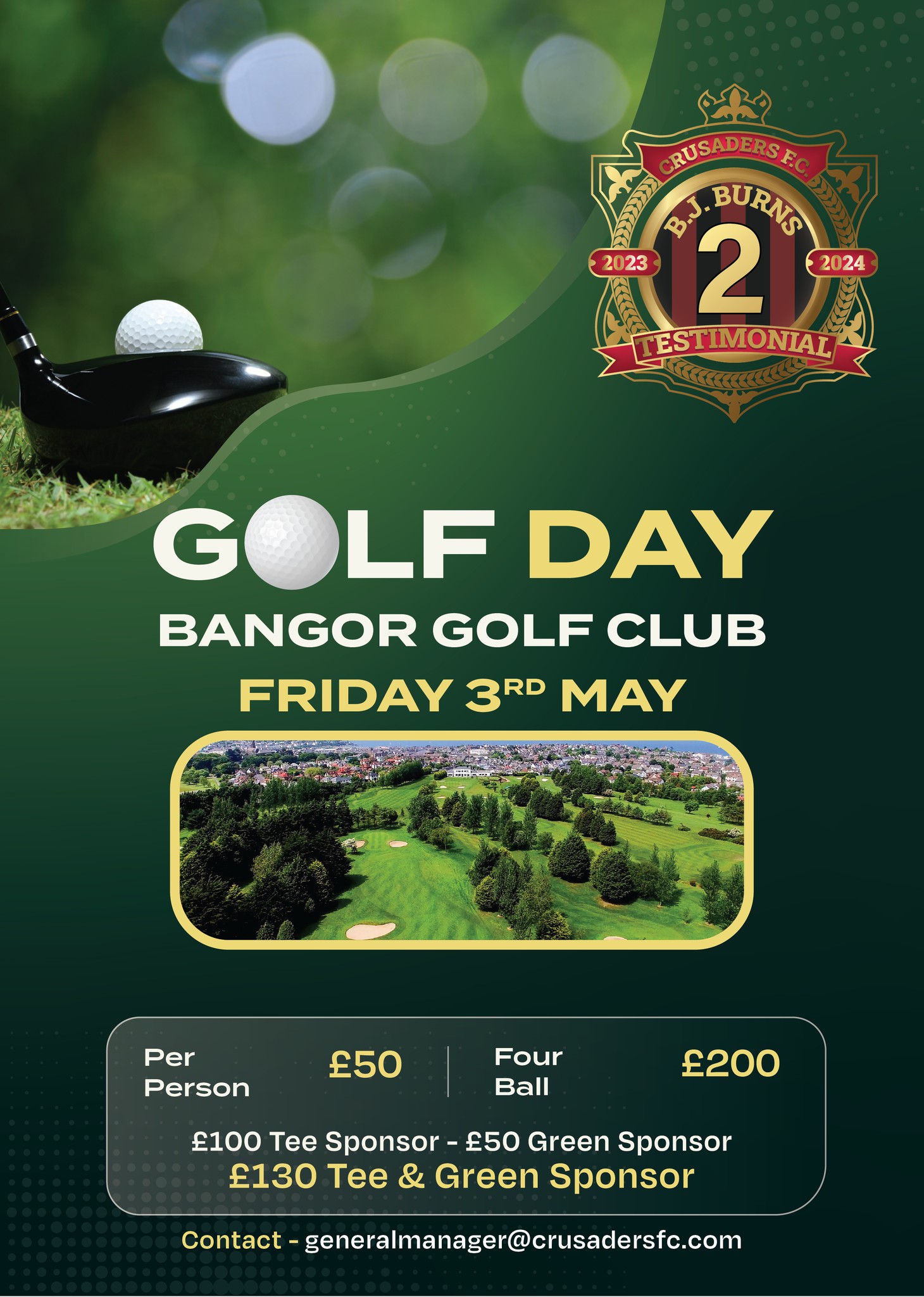 Golf Day For Billy Joe Burns Set For May