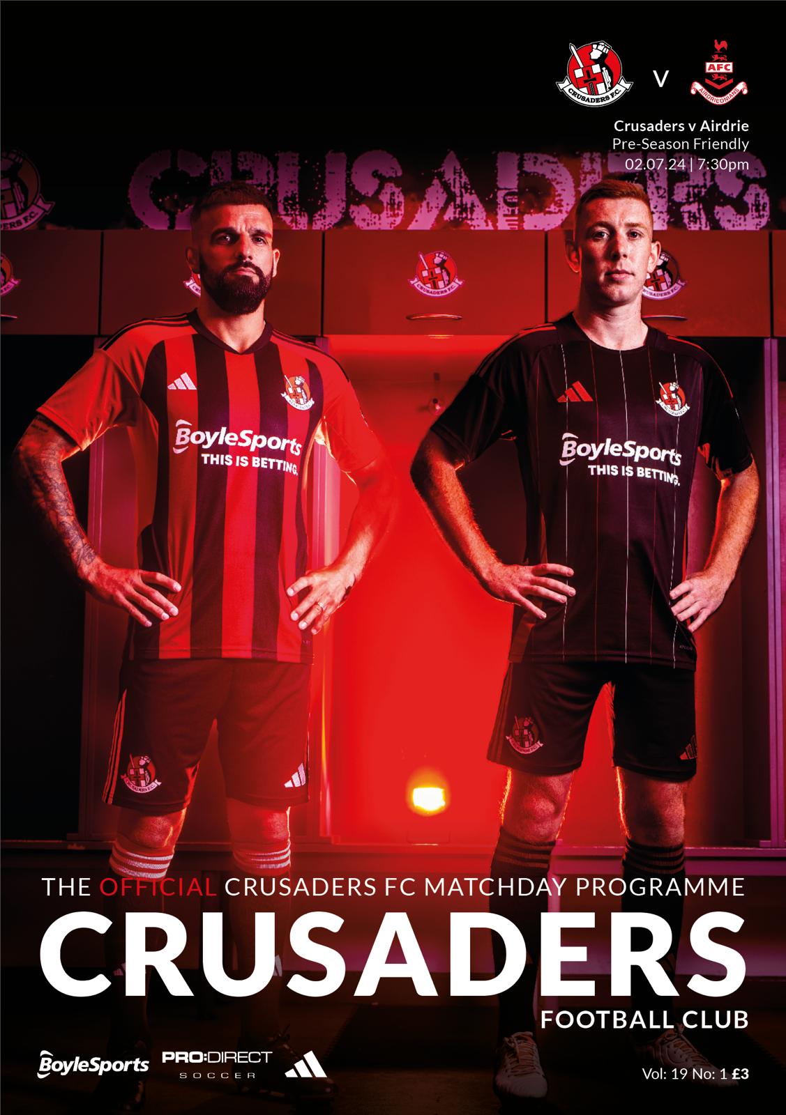 Programme vs Airdrie