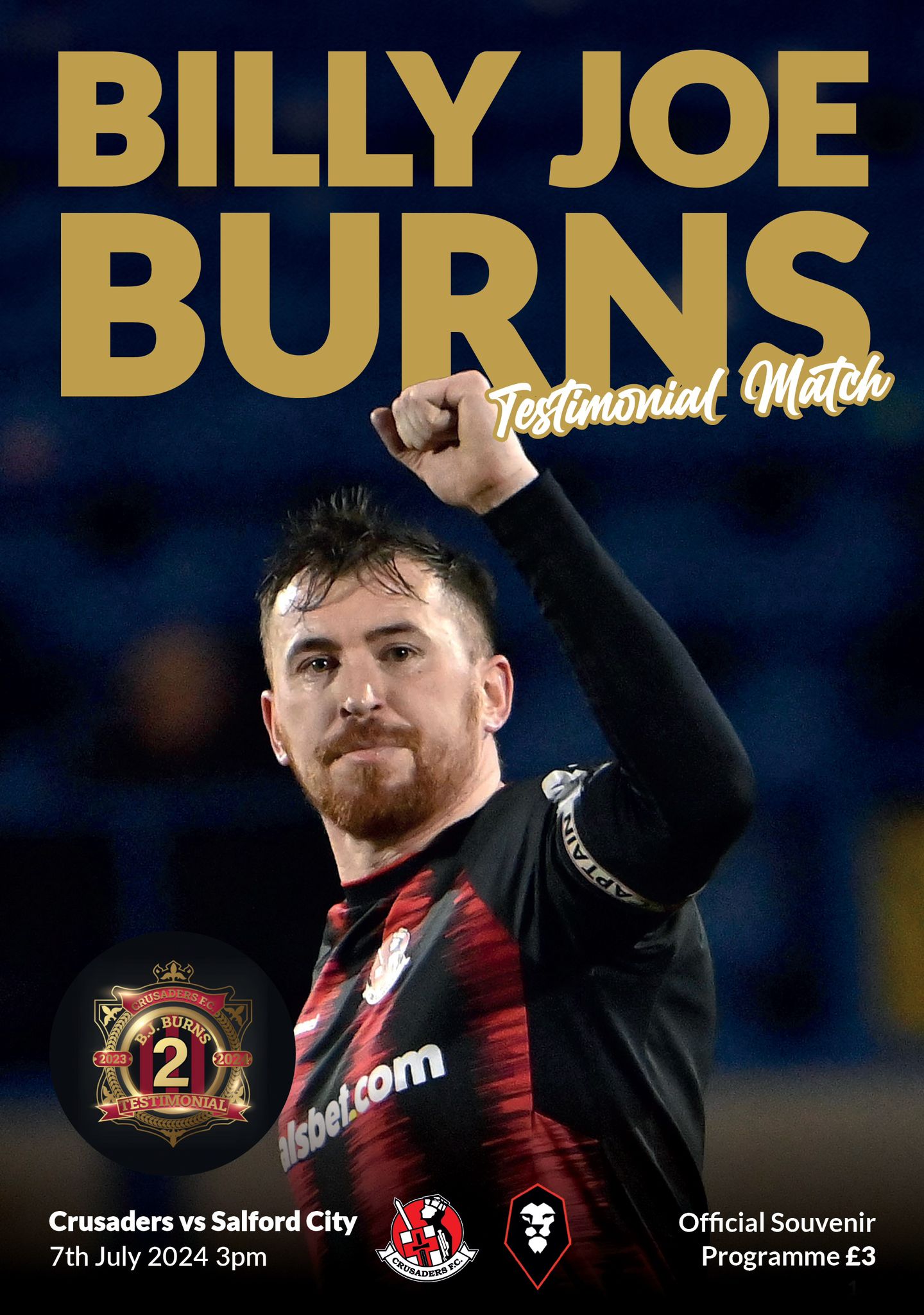 Billy Joe Burns Testimonial Programme