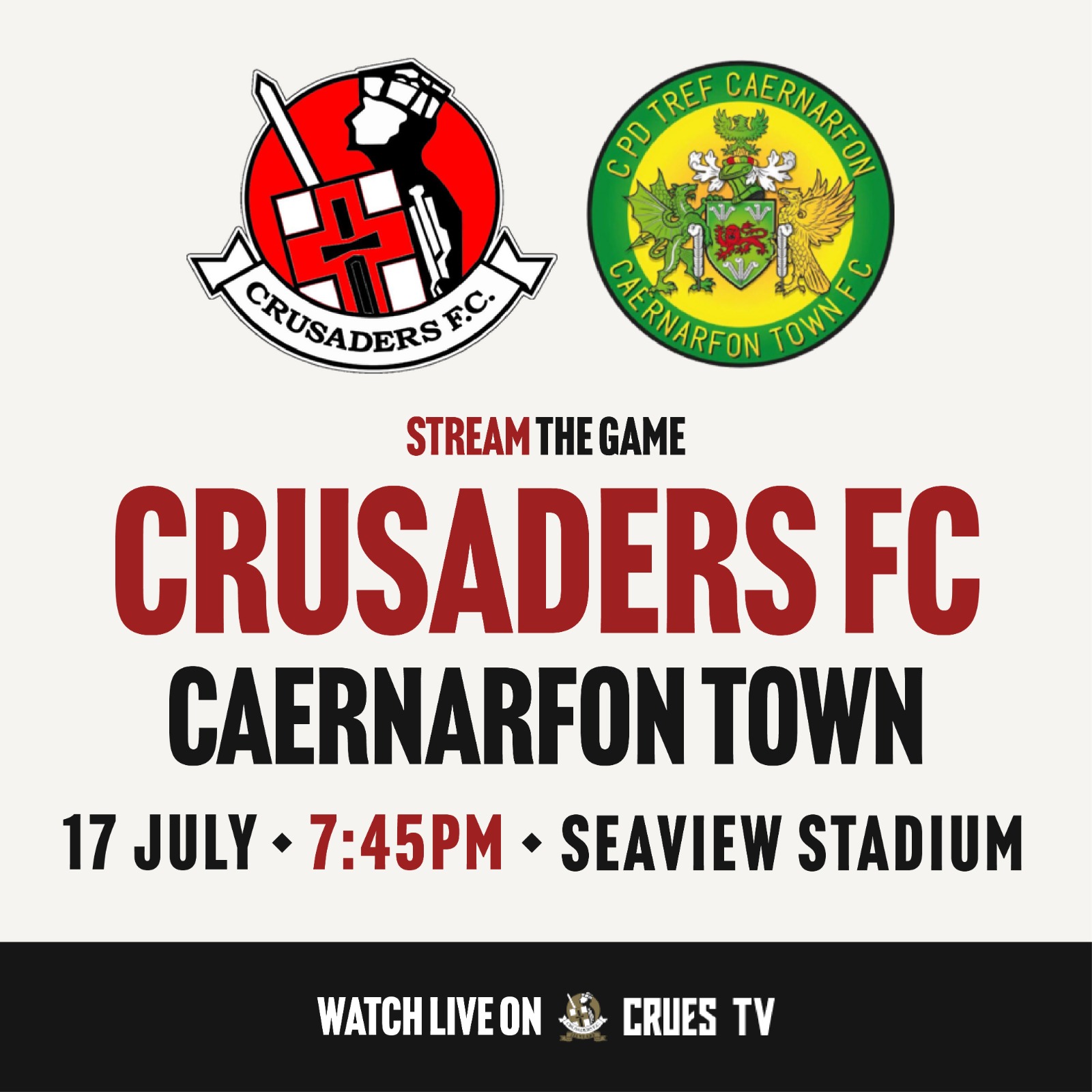 Stream Crusaders v Caerfarnon Town Later