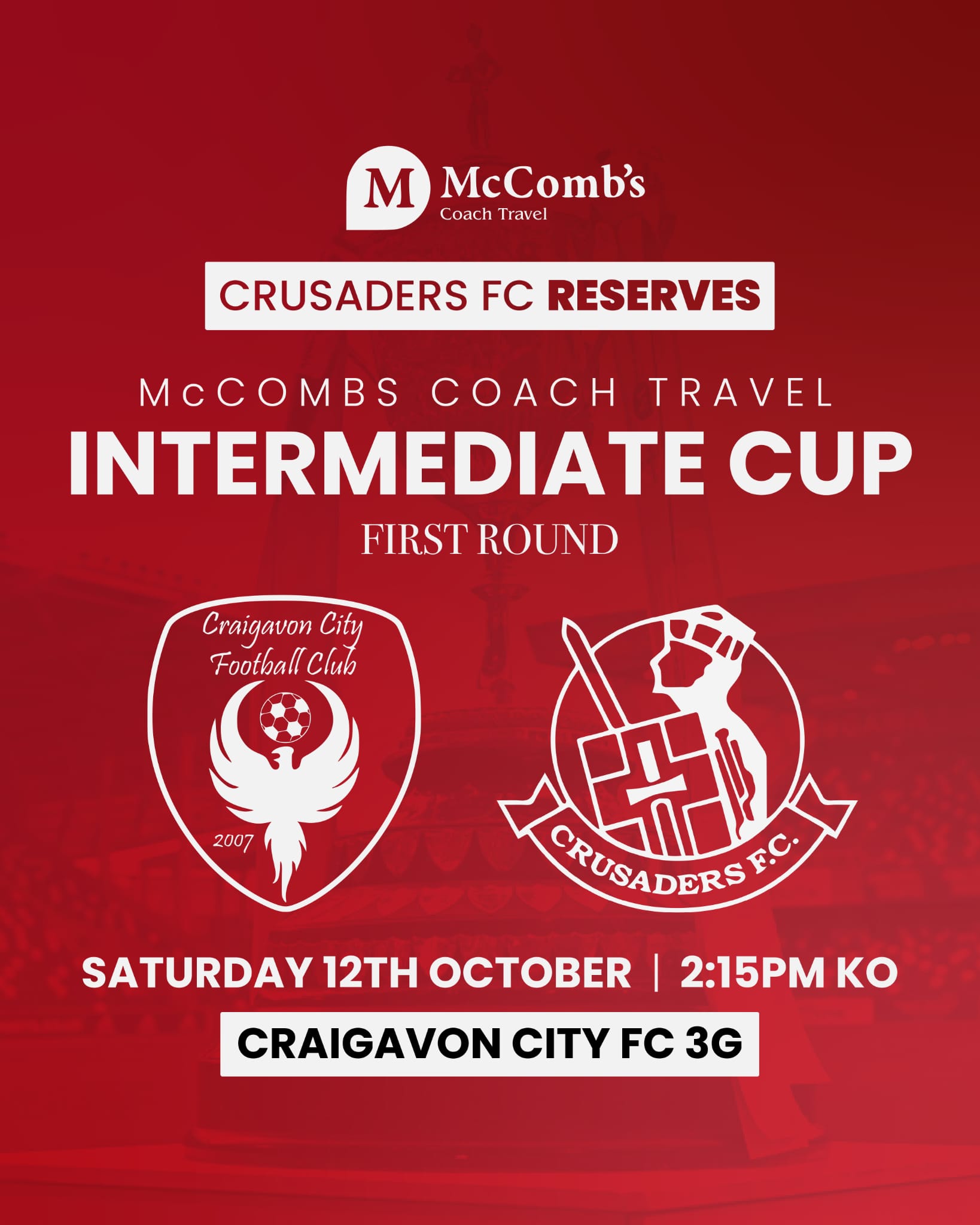Crusaders Reserves Away In Intermediate Cup