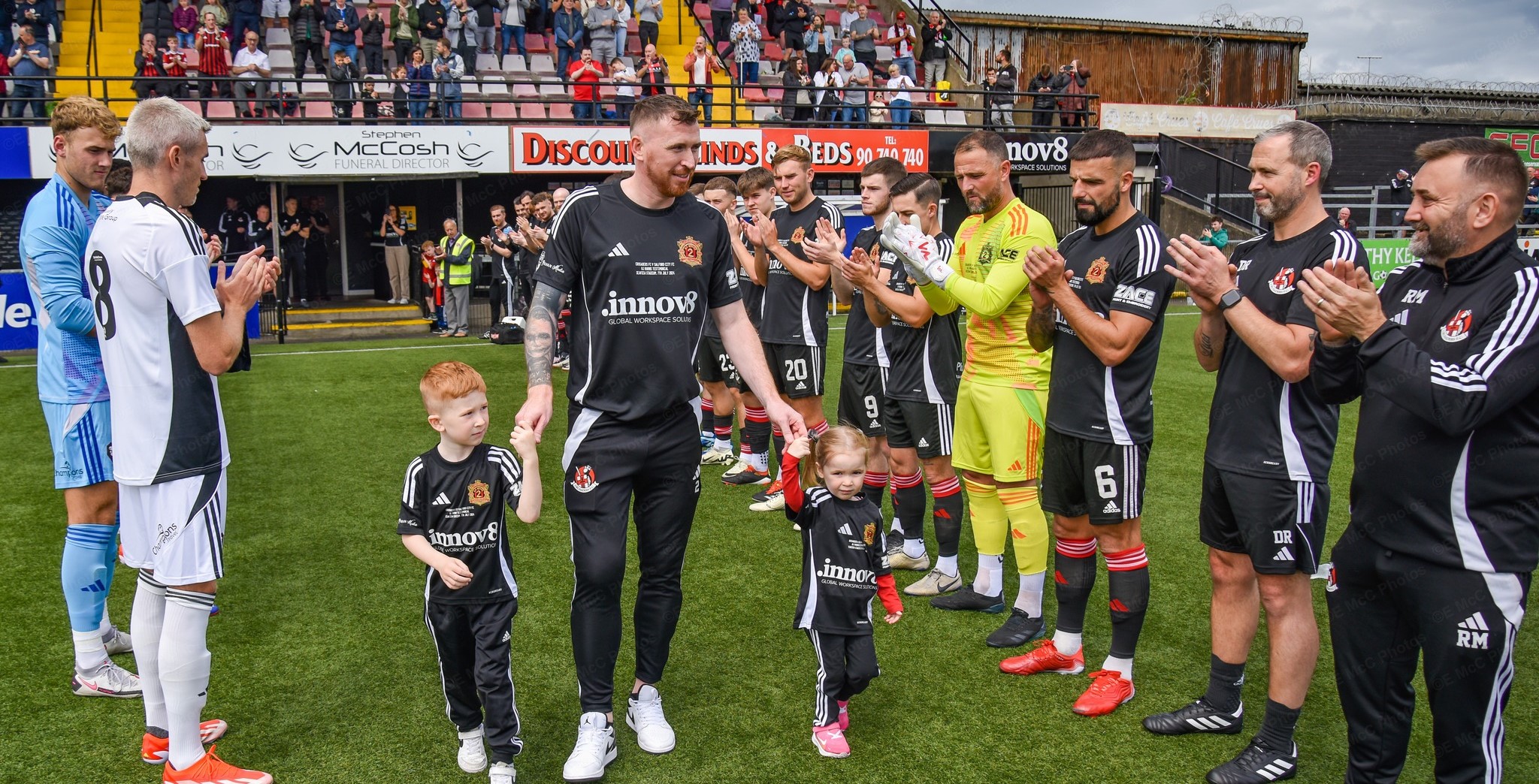 Crusaders FC Confirm the Departure of Club Captain Billy Joe Burns