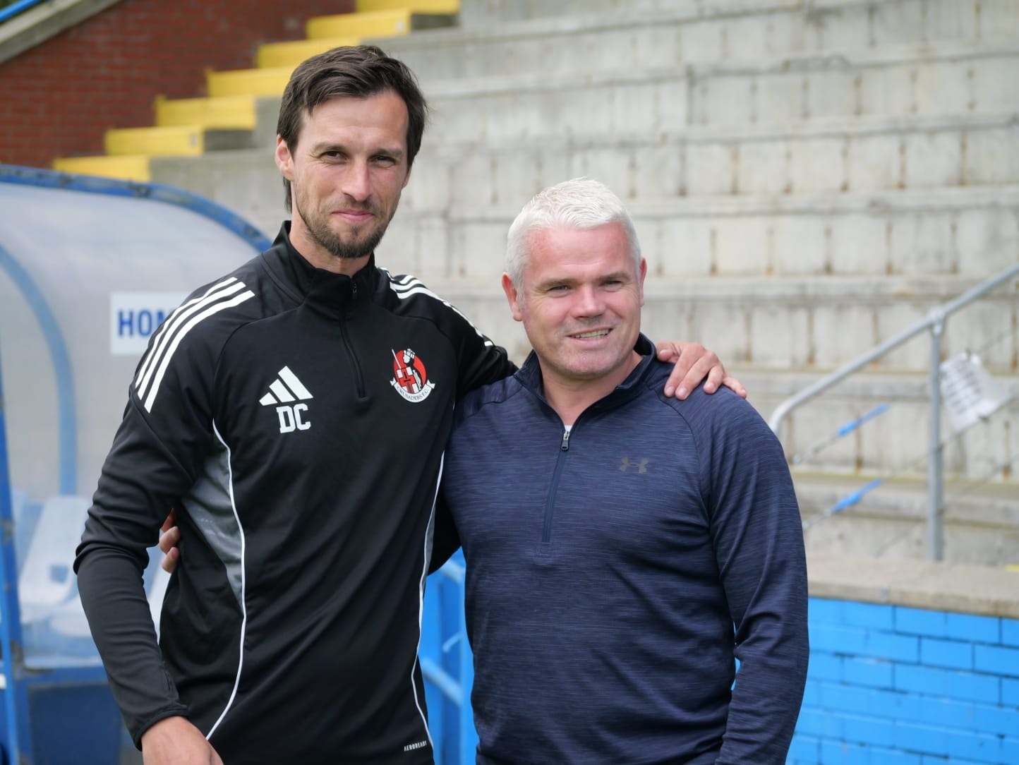 Ex Player Gary McCutcheon Watches His Old Team In Stranraer